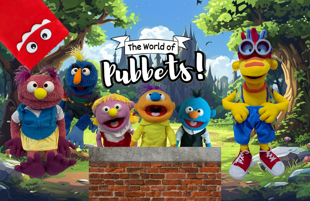 Zoomer – Premium Full-Body Yellow Alien Puppet (24”/60cm) – Pubbets!