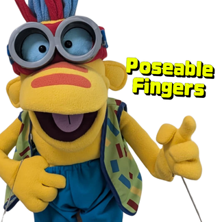 Zoomer Alien Puppet – 24" Full Body – Pubbets!