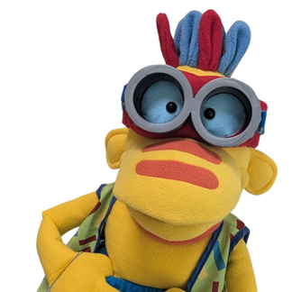 Zoomer Alien Puppet – 24" Full Body – Pubbets!