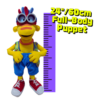 Zoomer Alien Puppet – 24" Full Body – Pubbets!